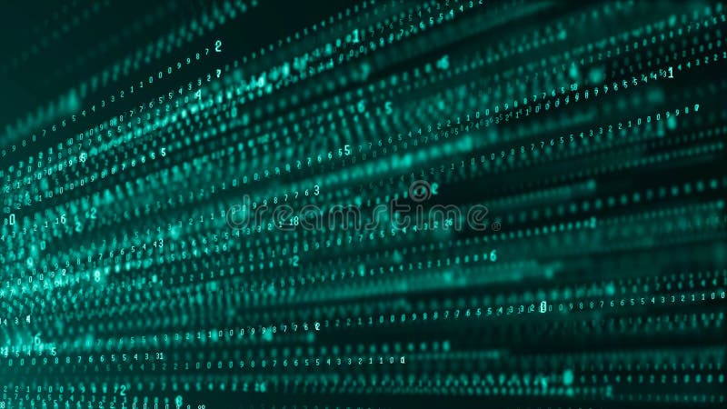 Binary Code Abstract Technology Background Big Data Coding Or Hacker Concept Binary Code