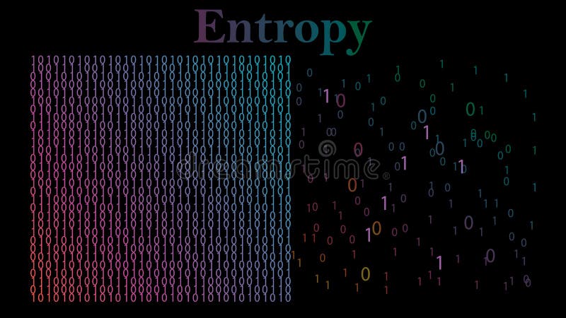 Entropy illustration stock vector. Illustration of cyberspace - 160603786