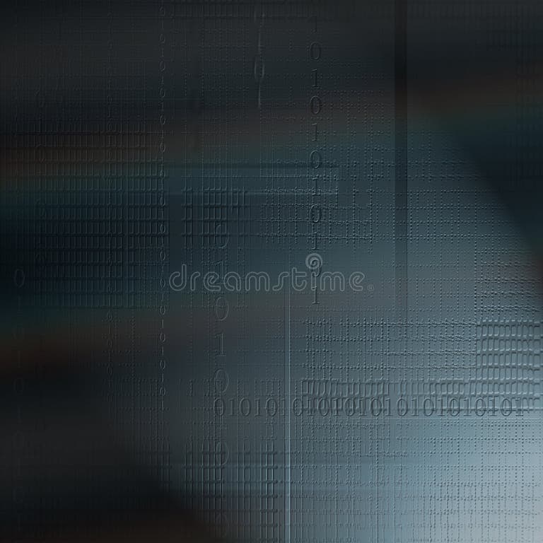 Binary Code Art stock illustration. Illustration of digit - 232852850