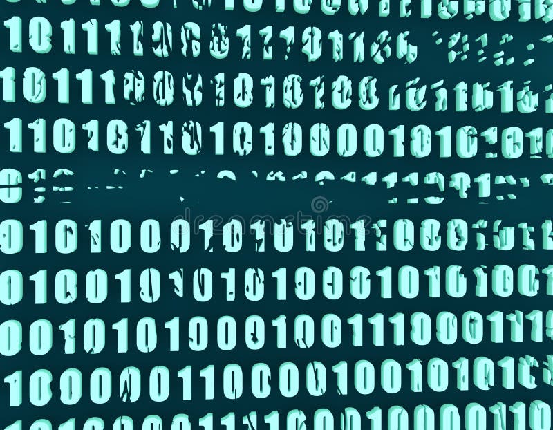 Binary code backdrop stock illustration. Illustration of network ...