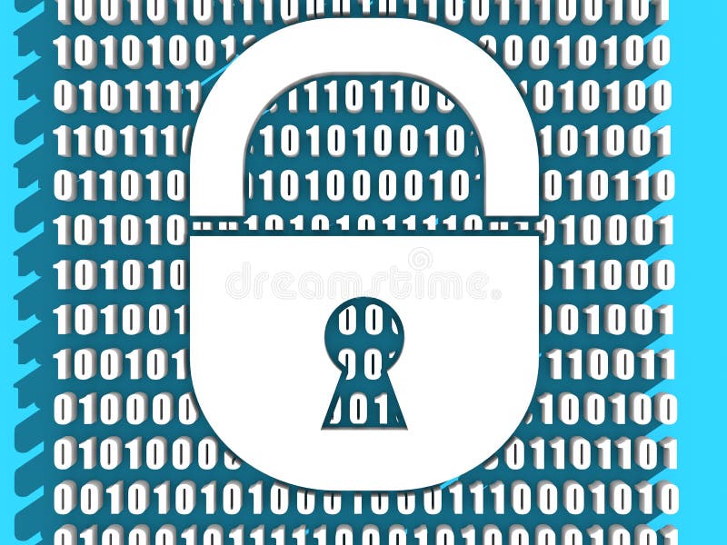 Binary code backdrop stock illustration. Illustration of cryptography - 138088000