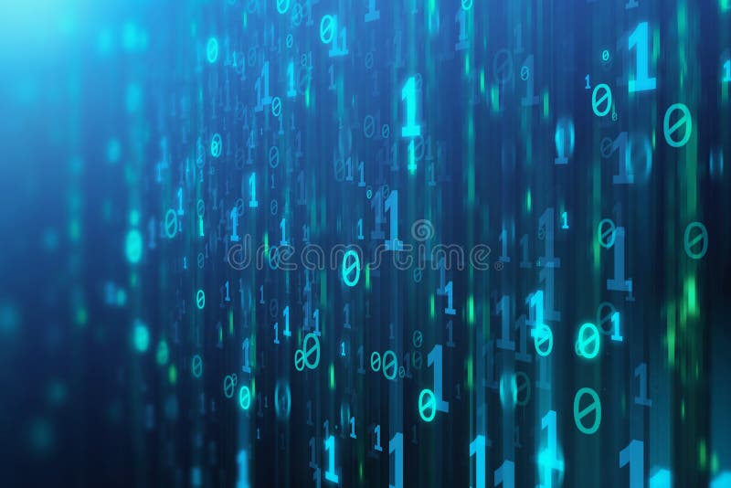 Binary code background stock illustration. Illustration of code - 101304412
