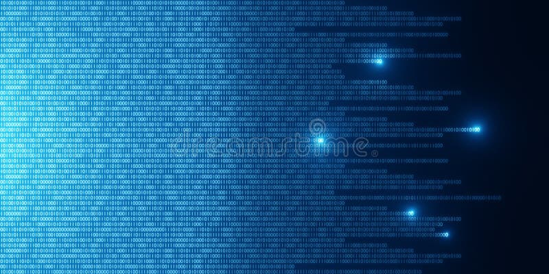 Binary Code Background Abstract Technology Digital Binary Data And Secure Data Concept 3d