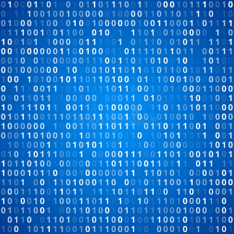 Blue binary code stock vector. Illustration of design - 115172401 Blue binary code stock vector. Illustration of design - 115172401