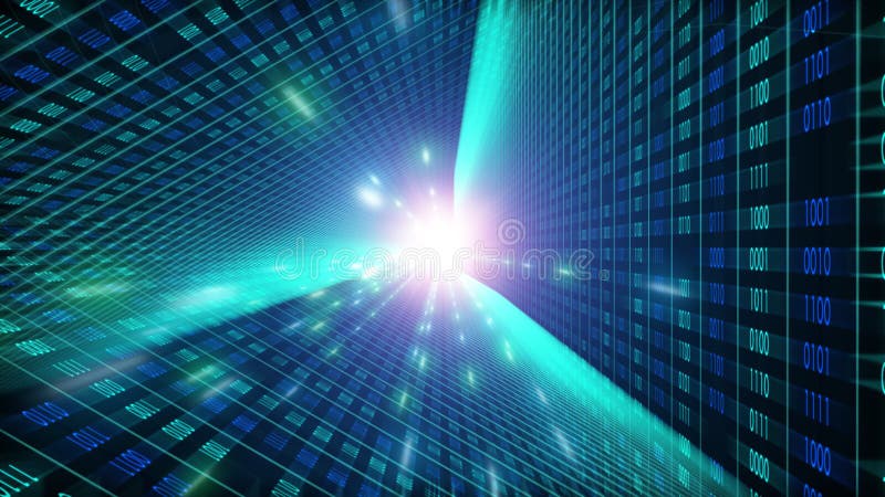 Binary Code Background. Cloud Computing, IOT and Artificial Intelligence AI Concept Stock Video ...