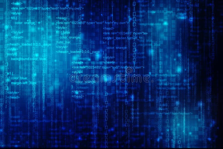 Background Digital Binary Code Stock Illustrations – 124,474 Background ...