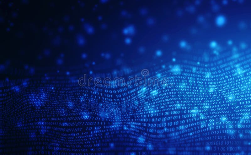 Binary Code Background, Digital Abstract Technology Background Stock ...