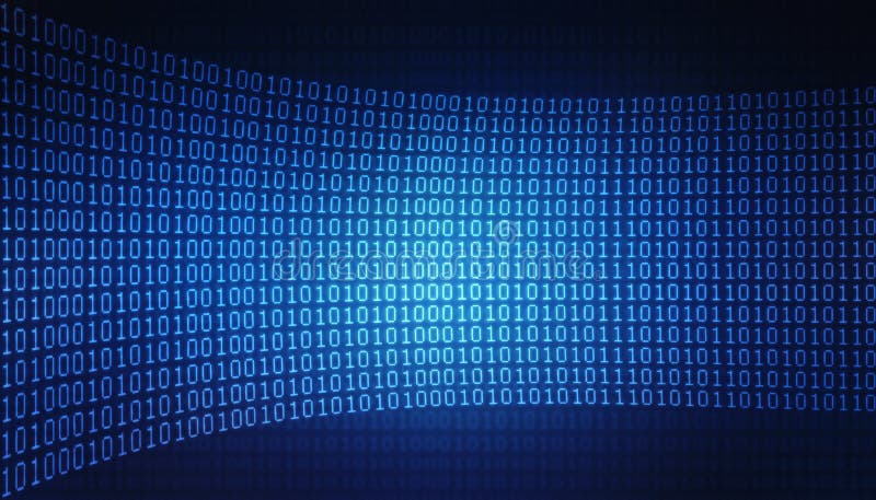 Binary Code Background, Internet Big Data Concept Digital Abstract ...