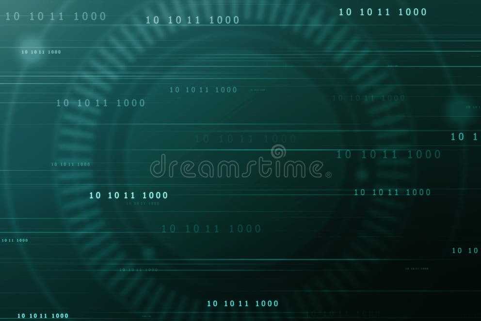 Internet Big Data Concept.Binary Code Background, Digital Abstract ...