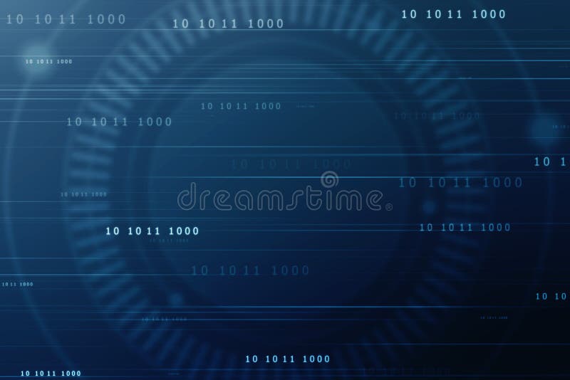 Internet Big Data Concept.Binary Code Background, Digital Abstract Technology Background, Stock ...