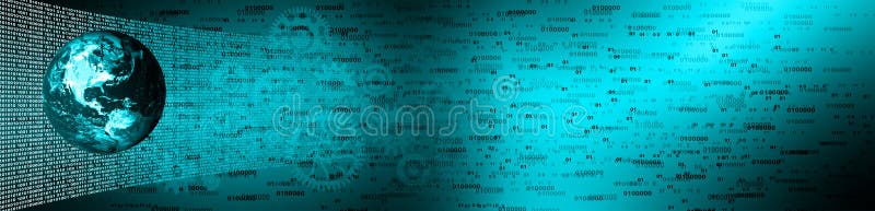 Binary Code Background Digital Abstract Technology Background Java Coding Stock Illustration