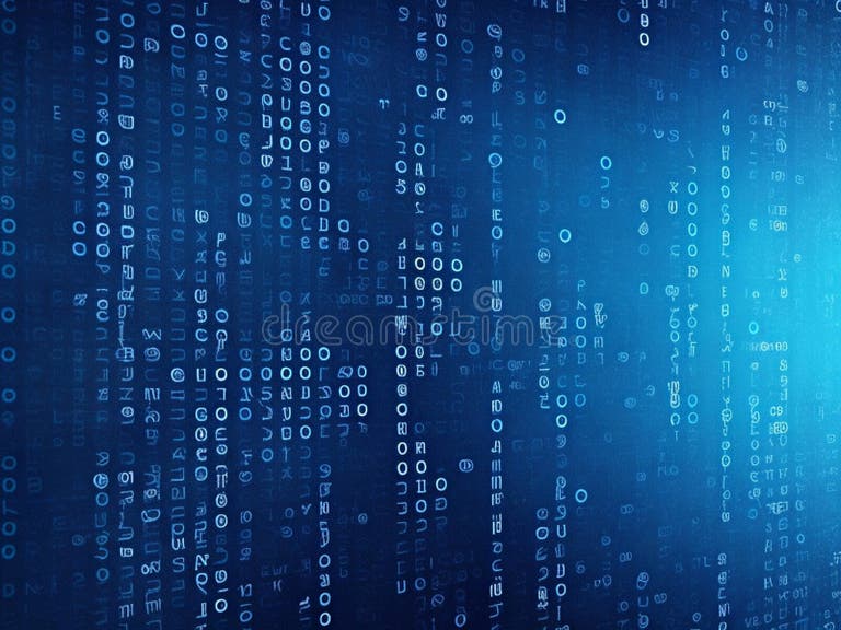 Binary Code Background Digital Abstract Technology Background Stock Image - Image of ...