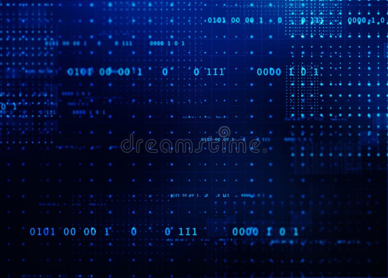 Binary Code Background, Digital Abstract Technology Background, Internet Data, Big Data ...