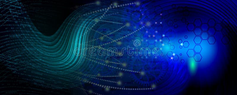 Binary Code Background Digital Abstract Technology Background Java Coding Stock Illustration