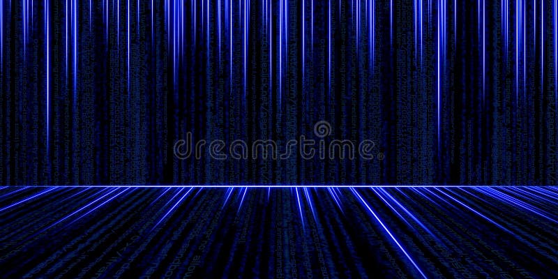 Binary Code Background Hacker Binary Data Computer Hacking Technology Of Digital Binary