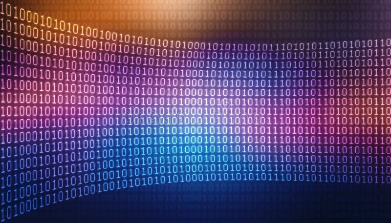 Binary Code Background, Internet Big Data Concept Digital Abstract Technology Background.Digital ...