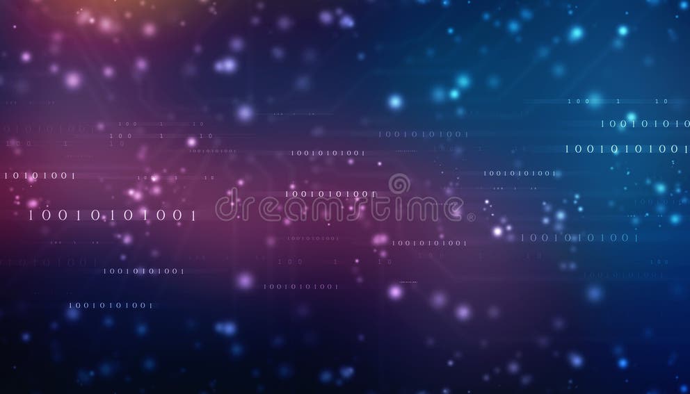 Binary Code Background, Internet Data, Big Data Communication Background Binary Code Format in ...