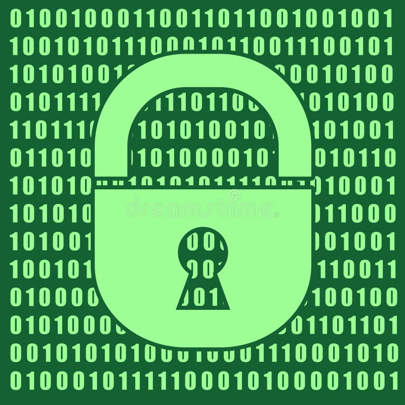 Binary code backdrop stock vector. Illustration of hacker - 136847400