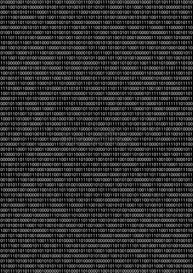 Binary Code Background stock vector. Illustration of 8bit - 214619606
