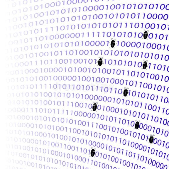 Binary Code Background. Numbers Concept Stock Illustration ...