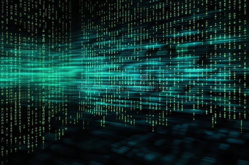 Binary Code Background Programming And Coding Concept Stock Image Image Of Board Futuristic