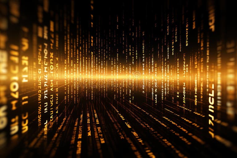 Binary Code Background. Programming and Coding Concept Stock Photo - Image of computer, board ...