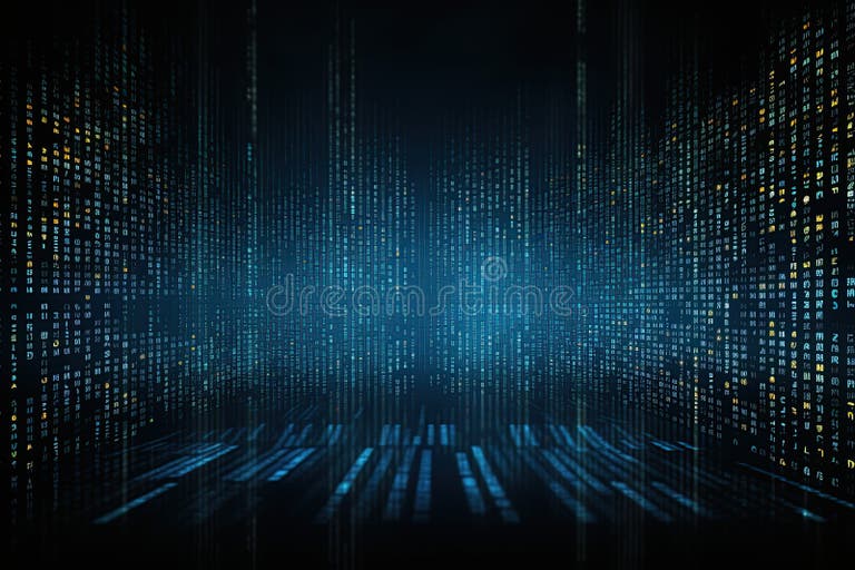 Binary Code Background. Programming and Coding Concept Stock Photo - Image of information ...