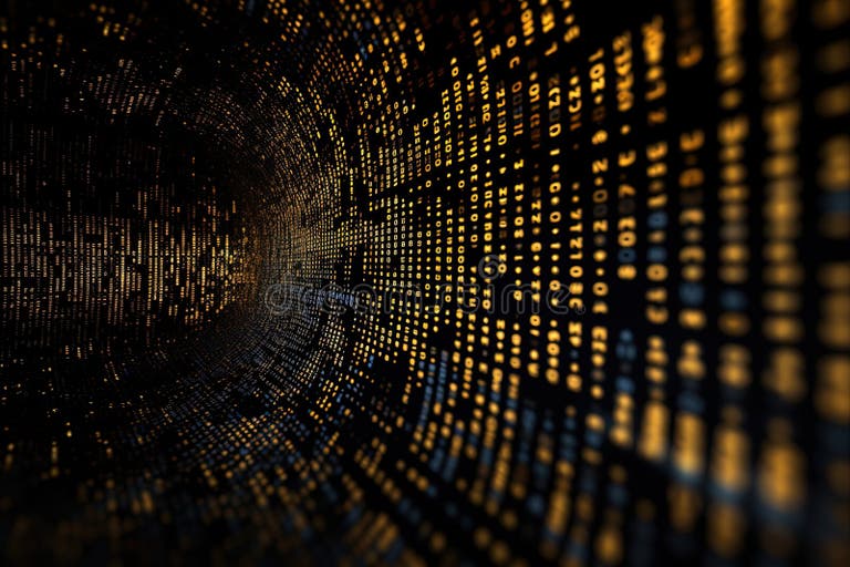 Binary Code Background. Programming and Coding Concept Stock Photo - Image of technology, future ...