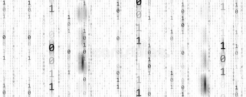 Binary Code Backgrounds, a Sequence of Zero and One, Blue Numbers, on a Black Background ...