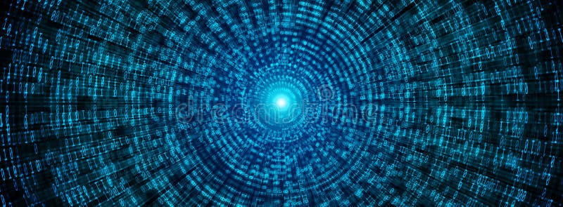 Binary Code Backgrounds, a Sequence of Zero and One Number As Speed ...