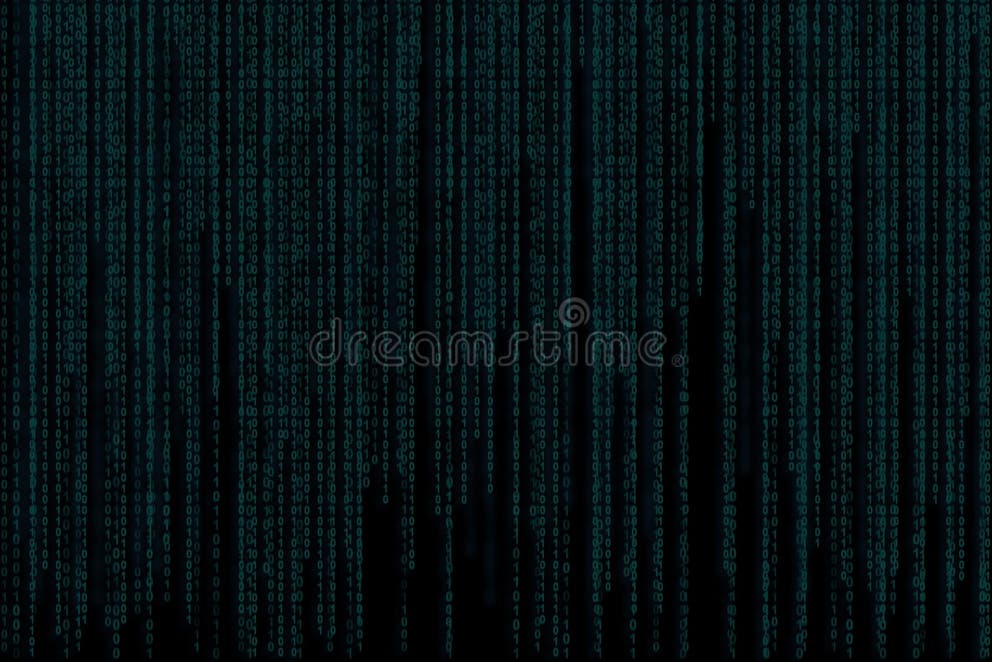 Binary Code Banner. Data and Technology, Decryption and Encrypt Stock ...