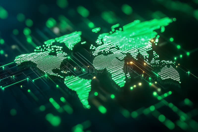 Binary Code Based World Map Stock Photos - Free & Royalty-Free Stock Photos from Dreamstime