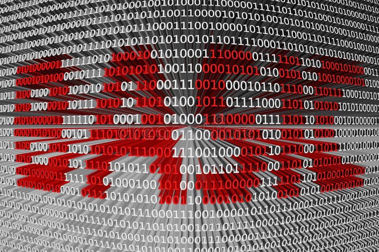 Binary code basic stock illustration. Illustration of online - 50706861