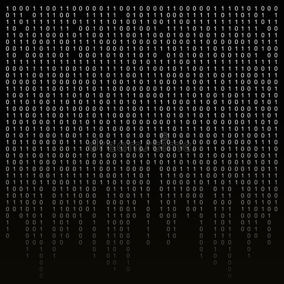 Binary Code On A Black Background Algorithm Encryption Encoding