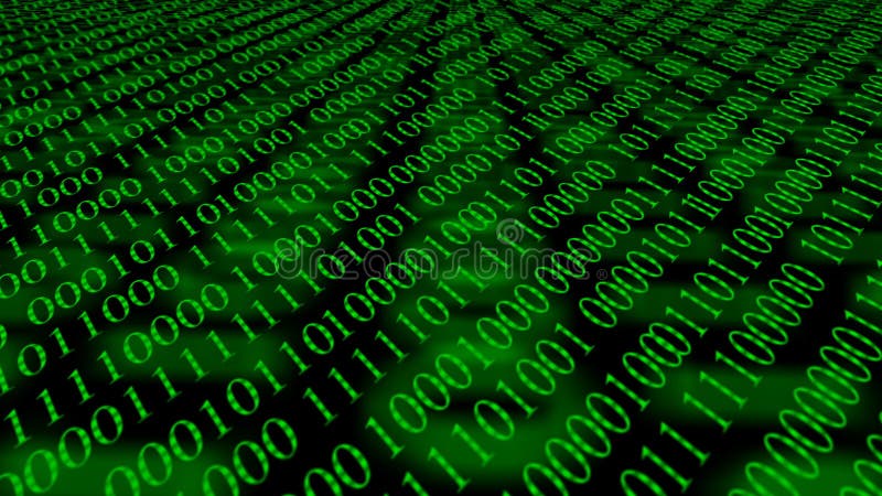 Binary Code Screen Data Code Stock Video Video Of Futuristic Display