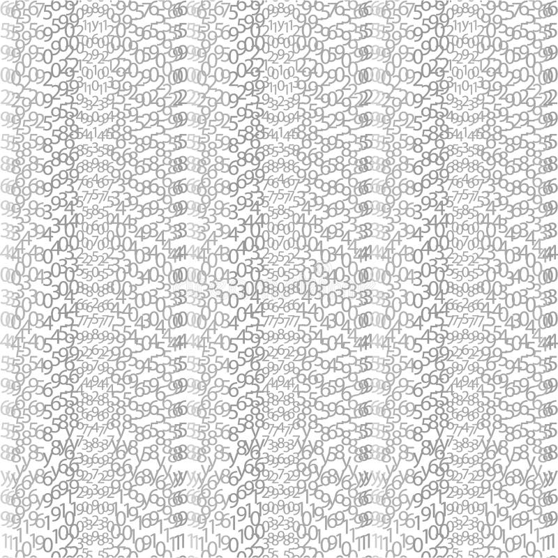 Binary Code Black And White Background With Digits On Screen Al Stock