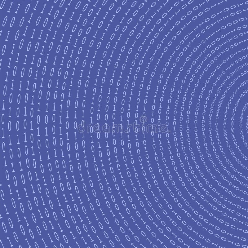 Binary Code Triangle. Numbers Concept Stock Vector - Illustration of data, binary: 74444556