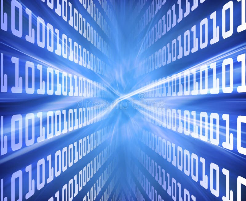 Binary code blue energy stock illustration. Illustration of board - 493720