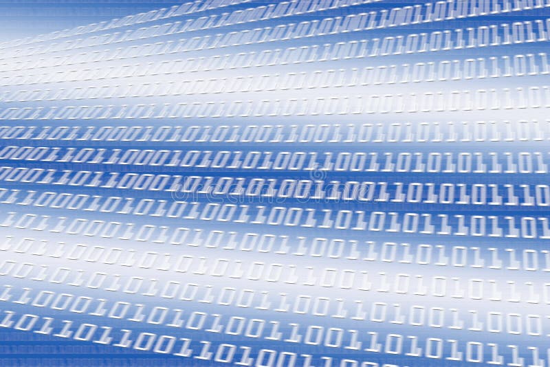 Binary code blur stock illustration. Illustration of board - 1681211