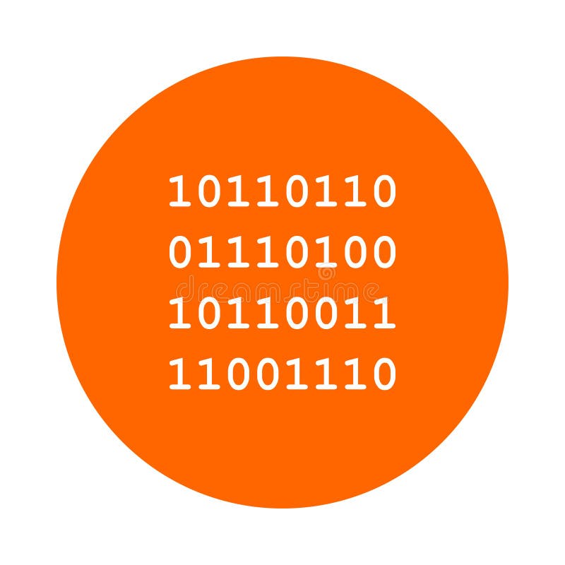 Binary code and circle stock vector. Illustration of icon - 168876892 Binary code and circle stock vector. Illustration of icon - 168876892