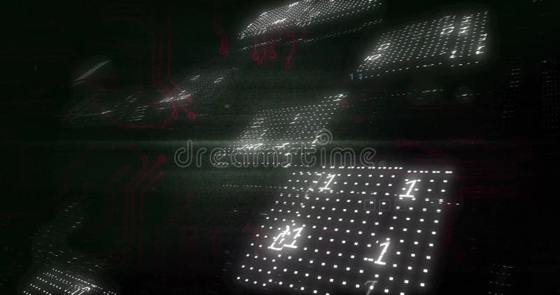 Binary Circuit Board Future Technology, Human Eye Technology Pupil Close-up Stock Photo - Image ...