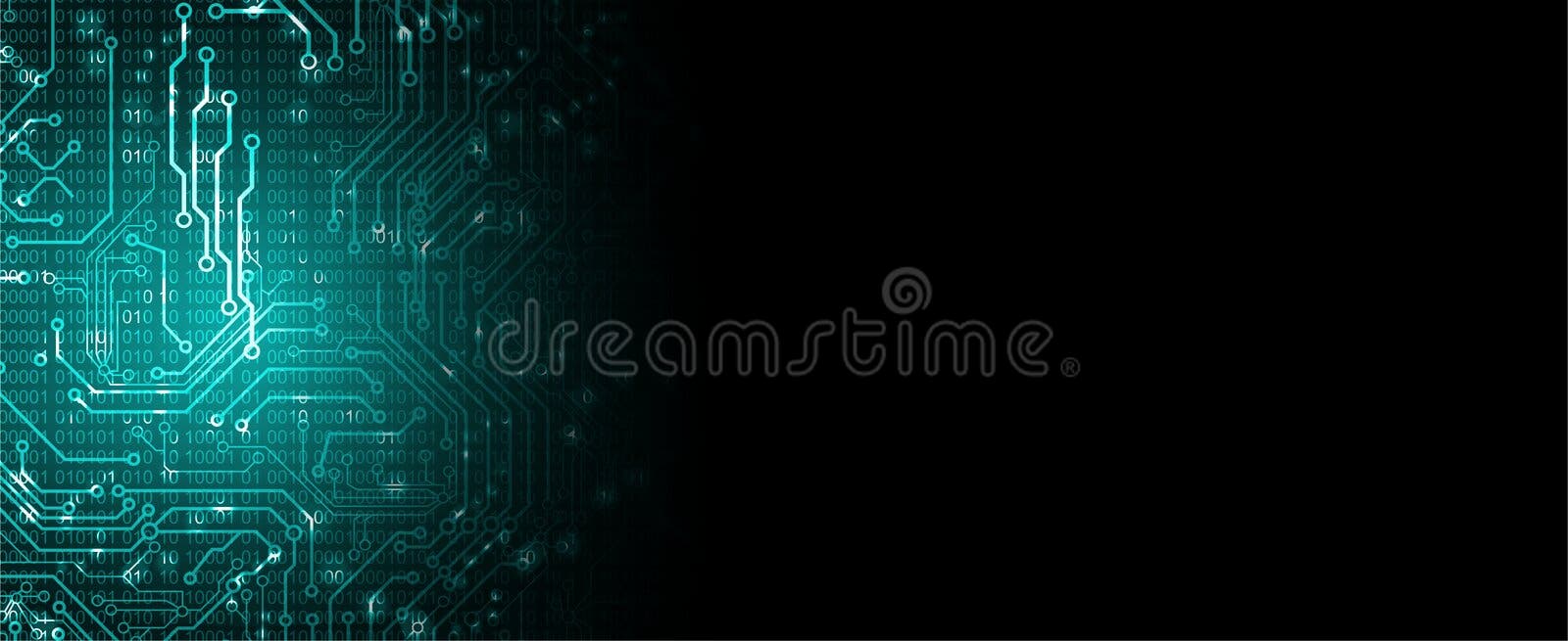 Binary Code Global Mobile Circuit Industrial Business Background ...