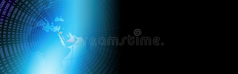 Binary Code Circuit Industrial Business Background. Background ...