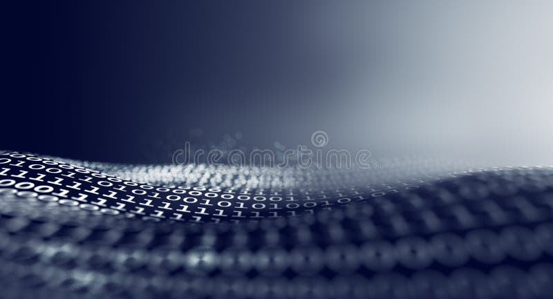 Binary code stock illustration. Illustration of electronics - 26964766