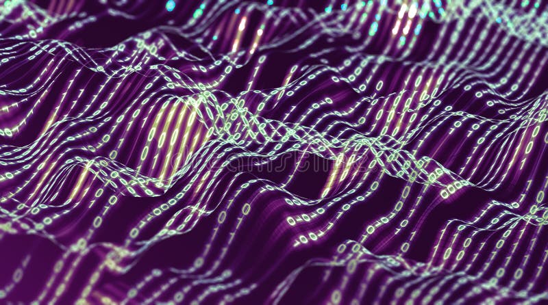 Binary code stock illustration. Illustration of electronics - 26964766