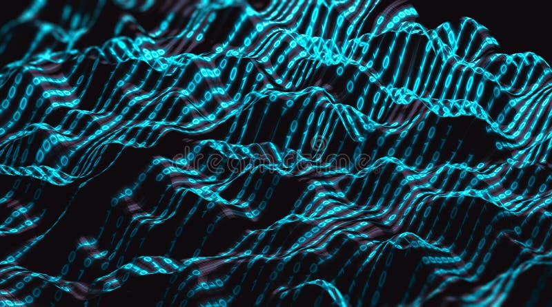 Binary code stock illustration. Illustration of electronics - 26964766