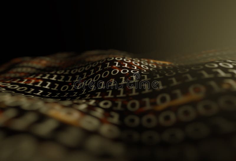 Binary stock illustration. Illustration of hole, code - 14838392