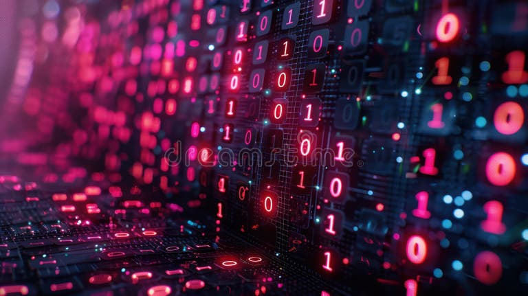 Binary Code Computer Data Programming Information Technology Software Internet Big Data