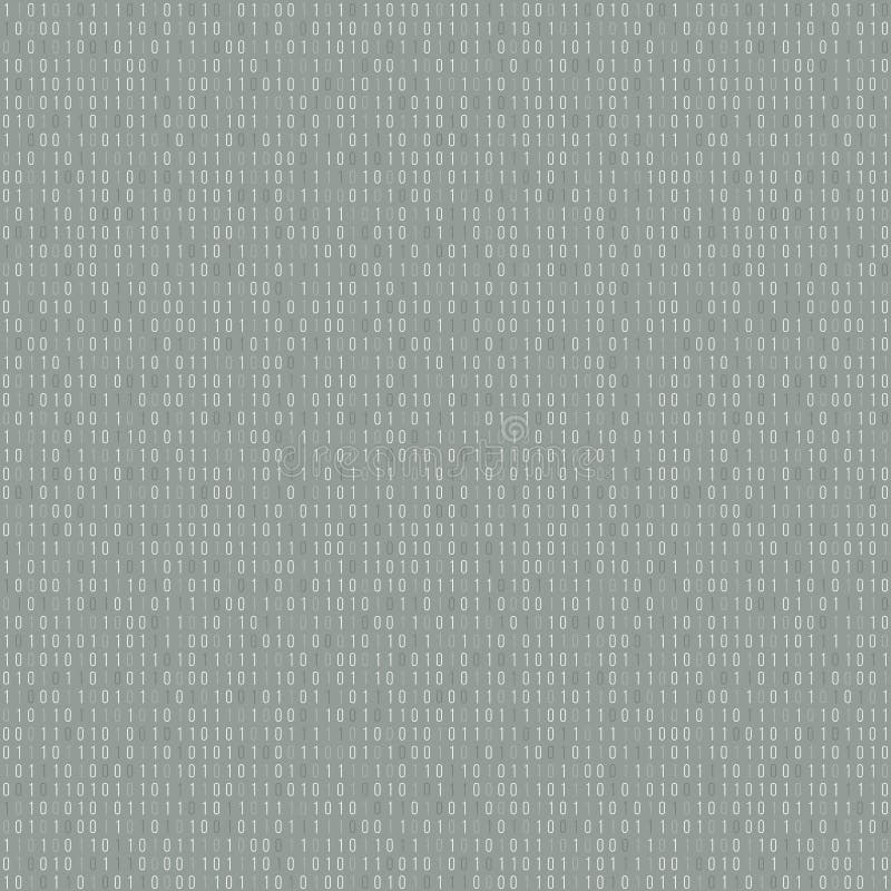 Binary Code Computer Grey Background Stock Vector Illustration Of 4036