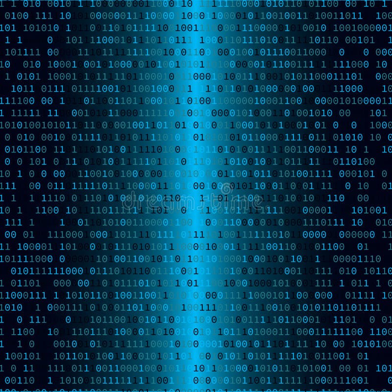 Blue Security Background with HEX-code Stock Vector - Illustration of ...